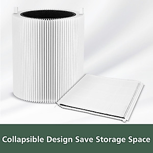 isinlive Blue Pure 311 Auto Replacement Fil-TER Compatible with Blueair Blue Pure 311 Auto Air Puri-Fier, 2 in 1 Fil-tration Systems, Particle and Activated Carbon, 2 Pack