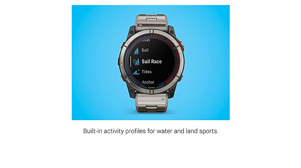 Garmin quatix® 7X Solar Edition Marine GPS Smartwatch for Navigation ...