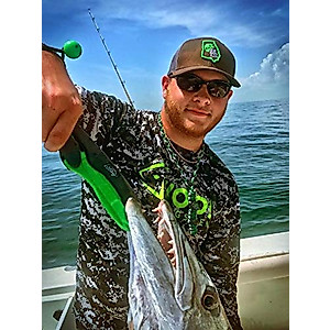 LINE CUTTERZ Unique Patented and Safe, Floating Lunker Tamer Fish Gripper with Wrist Strap - Hero Limited Edition