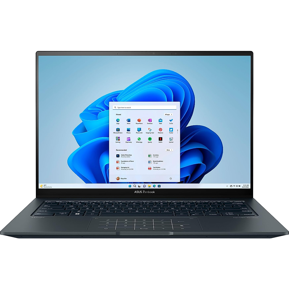 ASUS ZenBook Pro 14 14X OLED Q420 Business Laptop (14.5" QHD+ Touchscreen, Intel 13th Gen 14-Core i7-13700H, 16GB RAM, 512GB SSD), Backlit, FHD Webcam, NumberPad, IST HDMI, Win 11 Home, Inkwell Gray