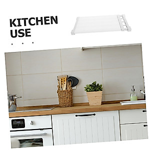 Cabilock Dressing Table Shelf Organizer for Home Retractable Rack Shelf Clothes Closet Portable Shelves Partition Plate Cabinet Storage Rack Clothing Wardrobe Rack Splitter