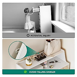 YITAHOME Shoe Cabinet with Doors, 5-Tier Shoe Storage Cabinet with Open Shelves, Large Capacity Wooden Shoes Rack Organizer with Pine Wood Legs for Entryway/Hallway/Closet, White