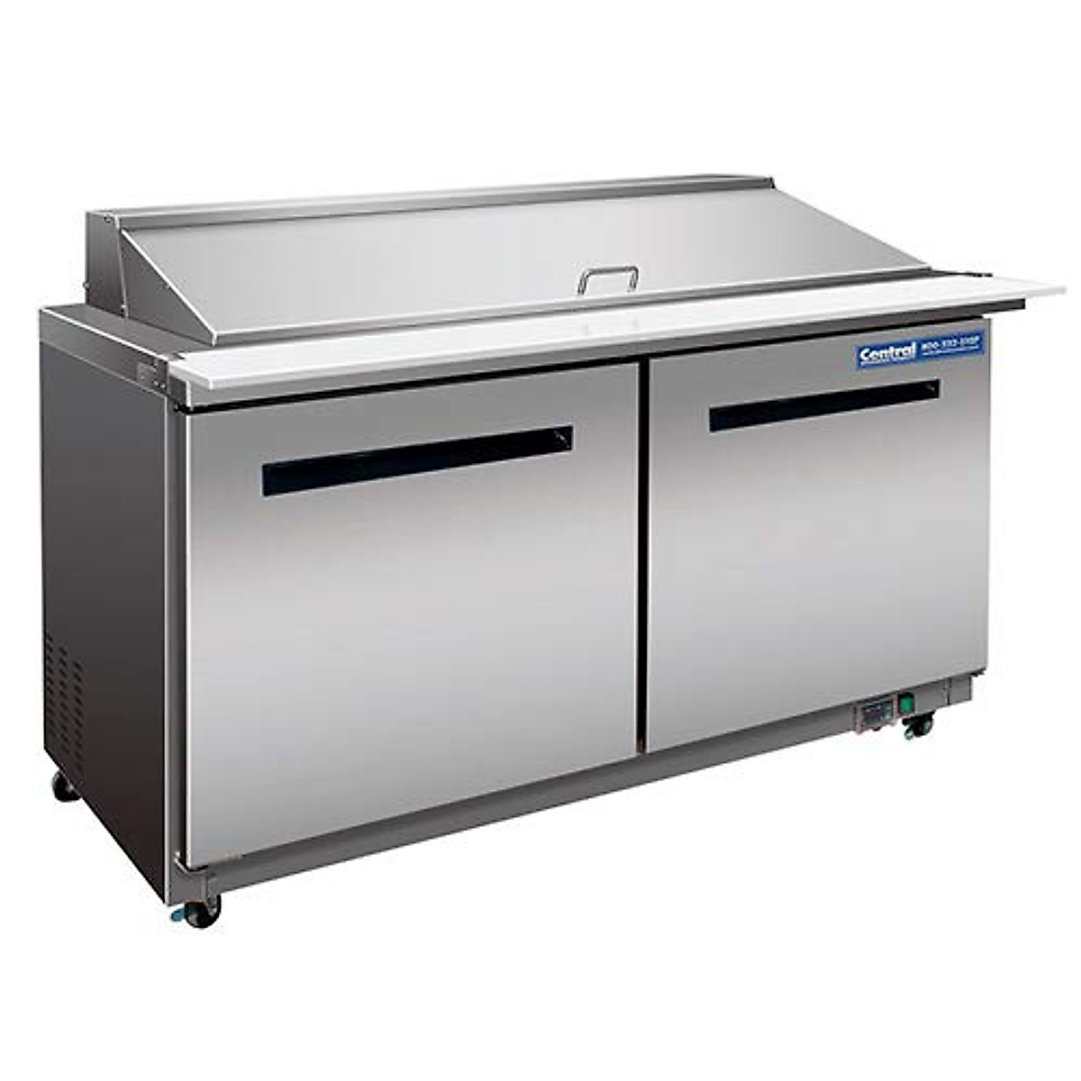 Kratos Commercial Refrigerator with Sandwich/Salad Prep Table - 2-Door, 60" W, Mega-Top Unit, 24 Pan Capacity (69K-808)