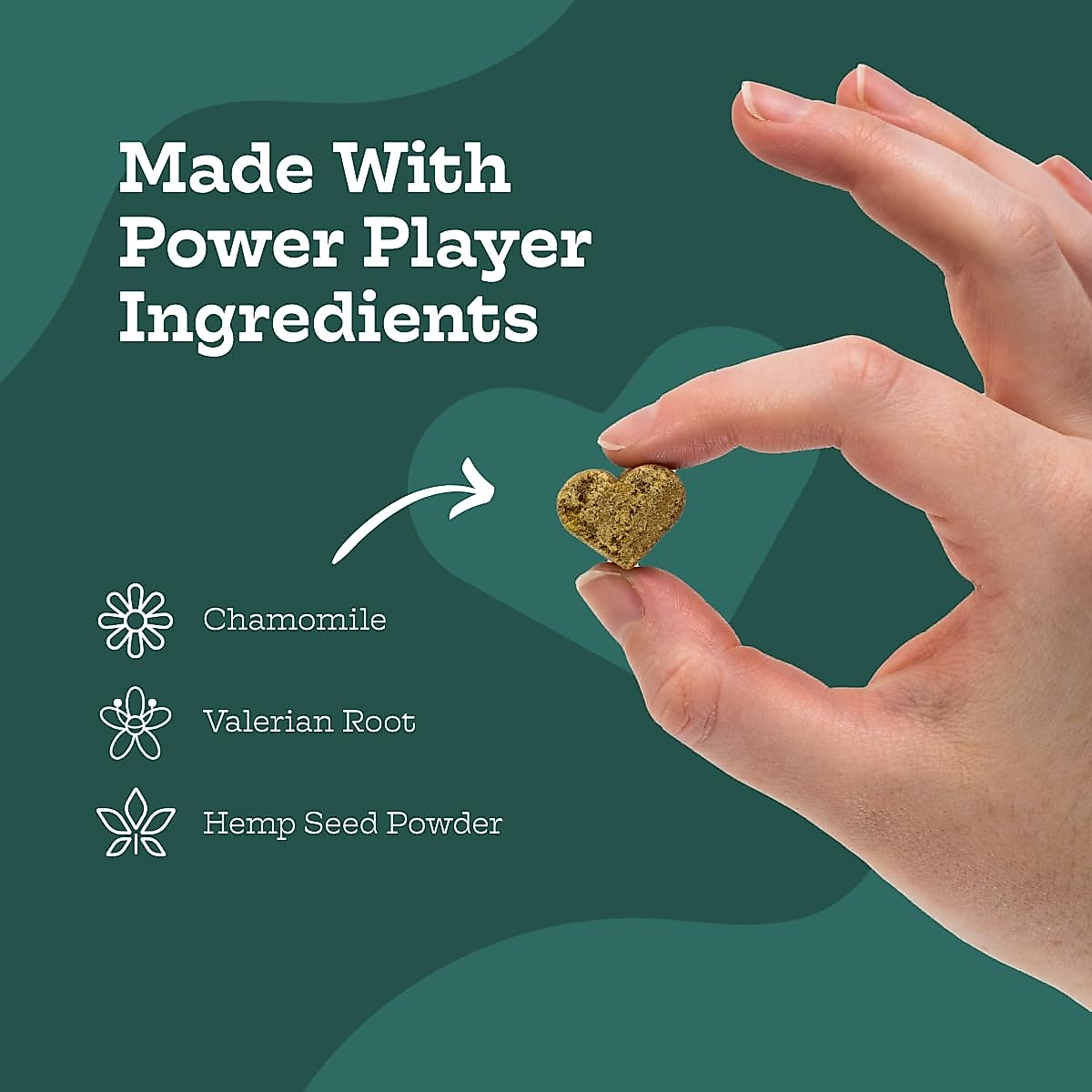 Moe’s Hemp Calming Chews for Dogs - Helps Aid with Storms, Fireworks, Chewing, Barking, Travel, Stress, Anxiety & Separation Anxiety - Tryptophan + Chamomile - Made in The USA - (Chicken)