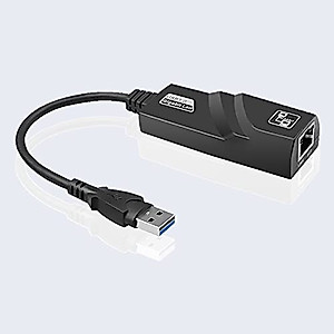 Diarypiece Ethernet Network Card 10/100/1000Mbps Converter, USB 3.0 Adapter To RJ45 Lan Adapter, for Laptop Computer Game Switch