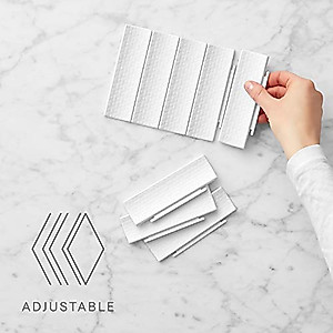 YouCopia Can & Bottle Stackers FridgeView, 16pc Set, White