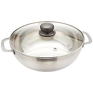 SPT HK-4200B 3.5L Stainless Steel Pot with Glass Lid