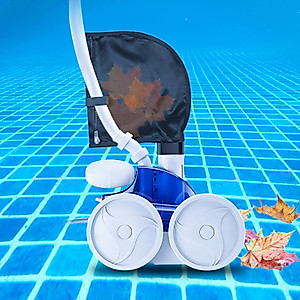 UCEDER Black Nylon Mesh Pool Cleaner Bags,All Purpose Filter Bag with Zipper Replacement for Polaris 360 and 380 Pool Cleaner (2)