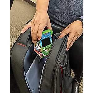 My Arcade All Star Stadium Nano Player- Portable Mini Arcade Machine with 207 Retro Games, 2.4" Screen, Green, Tiny Arcade