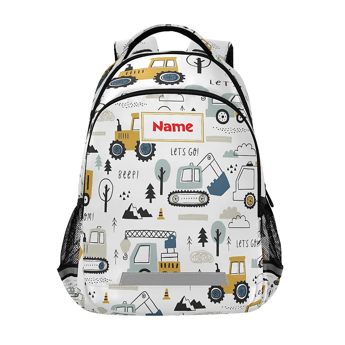 Custom Kid's Name Backpack Bookbag School Bag Travel Bag for Girls Boys Teen