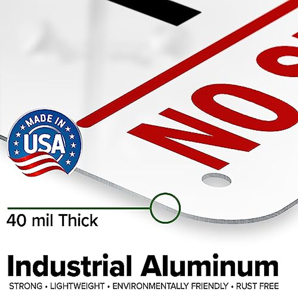 Danger Flammable Material No Smoking Or Open Flames Sign, 10x14 Inches, Rust Free .040 Aluminum, Fade Resistant, Made in USA by My Sign Center