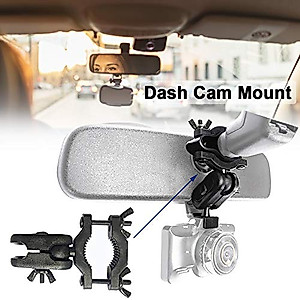 CALIDAKA Car Interior Holder Camera Bracket Auto Driving Universal Dash Cam Mount Dash Cam Mount Holder