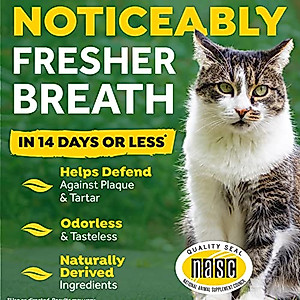 Fresh Breath by TropiClean Oral Care Water Additive for Cats, 16oz - Made in USA