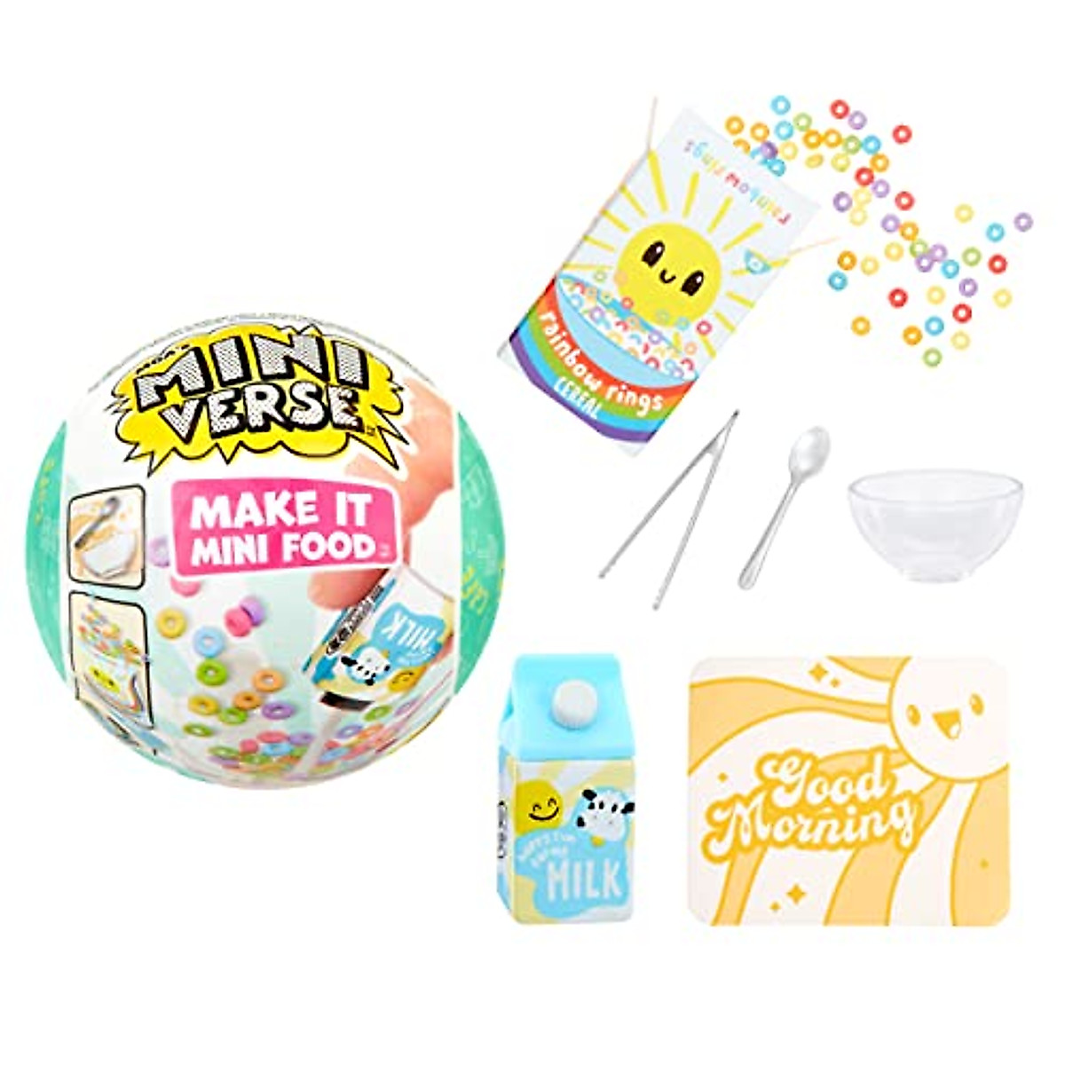 MGA Miniverse Make It Mini Food Cafe Series 1 Mini Collectibles, Blind Packaging, DIY, Resin Play, Stocking Stuffer, NOT Edible, Collectors, 8+, Multicolor (587200)