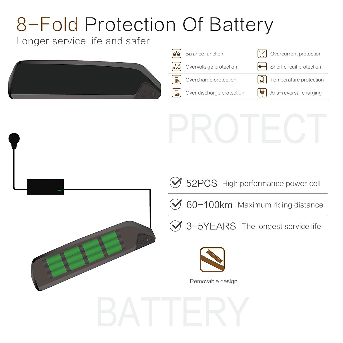 Electric City Bike 7 Speed E-Bike, 48V Larger Battery 500W BAFANG Motor Electric Bicycle for Adults Brown
