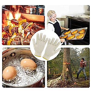 4 Pairs Oven Gloves with Fingers,Heat Resistant Gloves for Cooking,Grill Gloves,BBQ Gloves,Heat Resistant Gloves for Sublimation for Men/Women
