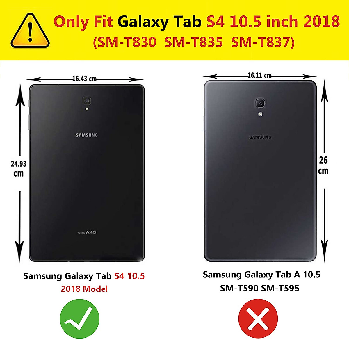 Case for Samsung Galaxy Tab S4 10.5 inch 2018 (SM-T830 SM-T835 SM-T837), 360 Degree Rotating Stand Case Smart Protective Cover with Stylus Pen,Screen Film (Purple)