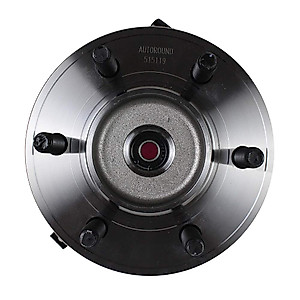 Autoround 4WD Front Wheel Hub and Bearing Assembly 515119 Compatible with Ford F-150 2009 2010 6 Lug w/ABS