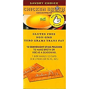 Savory Choice Chicken Broth Concentrate, 5.1 Ounce (Pack of 2)
