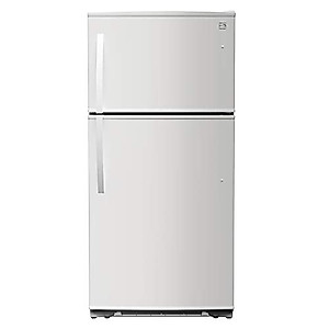 Kenmore 30" Top-Freezer Refrigerator with Ice Maker and 18 Cubic Ft. Total Capacity, White