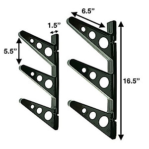 StoreYourBoard Ski Storage Rack, Horizontal Wall Rack