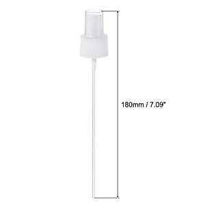 PATIKIL Spray Bottle Top, 4 Pack Sprayer Replacement Pump Plastic for Essential Oil Bottles, White