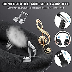 Wireless Bluetooth Headphones Over-Ear, 60H Playtime Foldable Lightweight and Wired Stereo Deep Bass Headset HiFi Stereo Sound with 6 EQ Modes, Micro SD/TF, FM, for Travel Work Laptop PC Cellphone