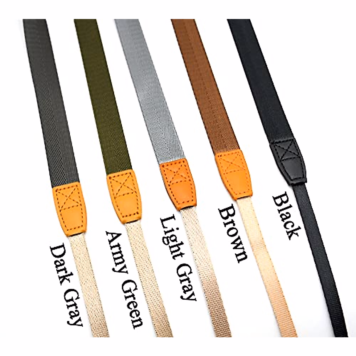 Eorefo Camera Strap Camera Neck Strap with Quick-release Buckles for Mirrorless Camera.(Black)