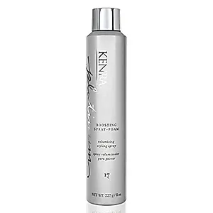 Kenra Platinum Boosting Spray-Foam 17 | Volumizing Styling Spray | Touchable, Brushable Hold | All-Day Lift & Style Support | Lightweight Volumizer | All Hair Types | 8 oz