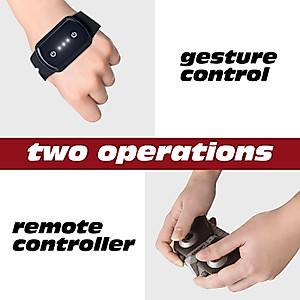 Tecnock Remote Control Car, RC Cars Double Sided 360° Rotating Car Toys, Gesture Sensing RC Stunt Car with Headlights Wheel Lights, Ideal Gifts for Boys Girls