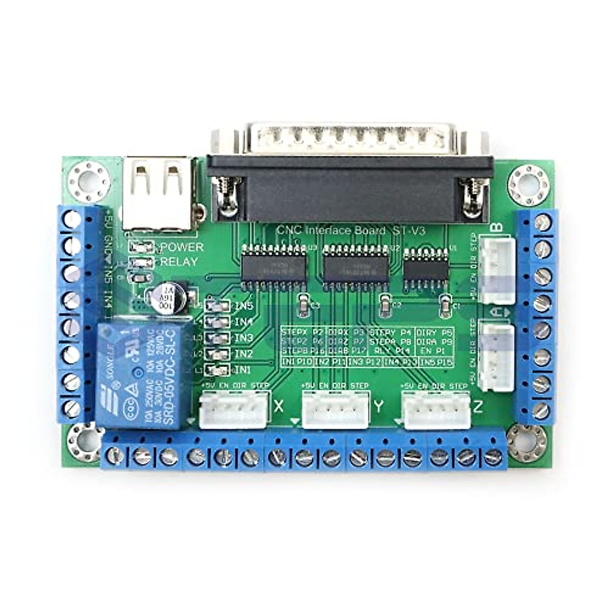 Davitu Motor Driver - CNC 3 Axis TB6560 3.5A Stepper Motor Driver Controller Board Kit