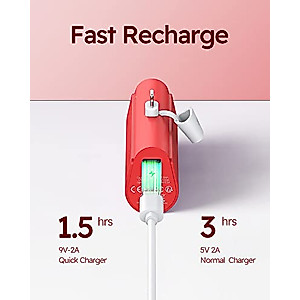 VEGER Mini Portable Charger for iPhone, 5000mAh 20W PD Fast Charging Battery Pack, Cordless Portable External Backup Charger for iPhone 13, 12, 11, 8, 7, XR, XS Max, Pro Max, AirPods