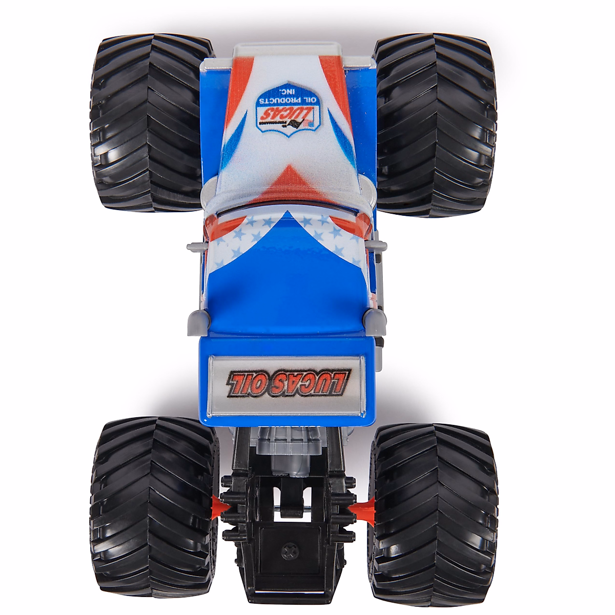 Monster Jam, Official Lucas Stabilizer Monster Truck, Collector Die-Cast Vehicle, 1:24 Scale, Kids Toys for Boys and Girls Ages 3 and up