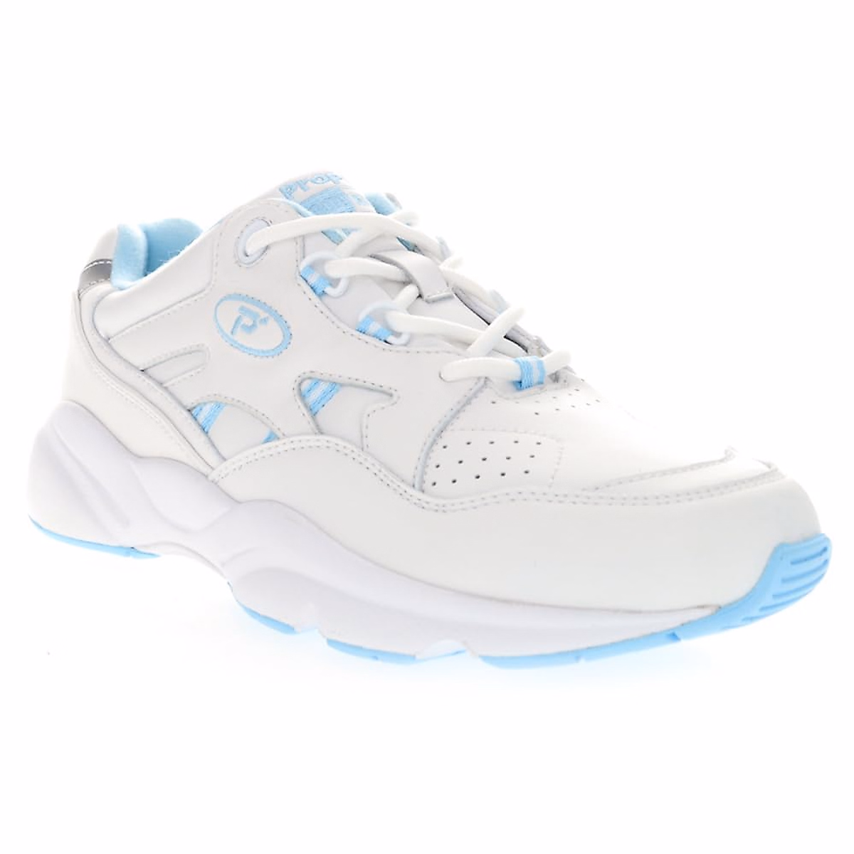 Propet Stability Walker Womens Walking 9 3E US WhiteLight Blue