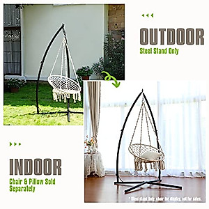 Zupapa X Hanging Hammock Chair Stand Only for Air Chair Porch Swing, Heavy Duty Outdoor Indoor Use