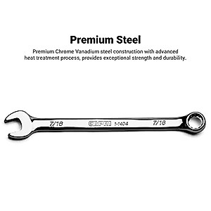 Capri Tools 3/4-inch Combination Wrench, 12 Point, SAE, Chrome (1-1409)