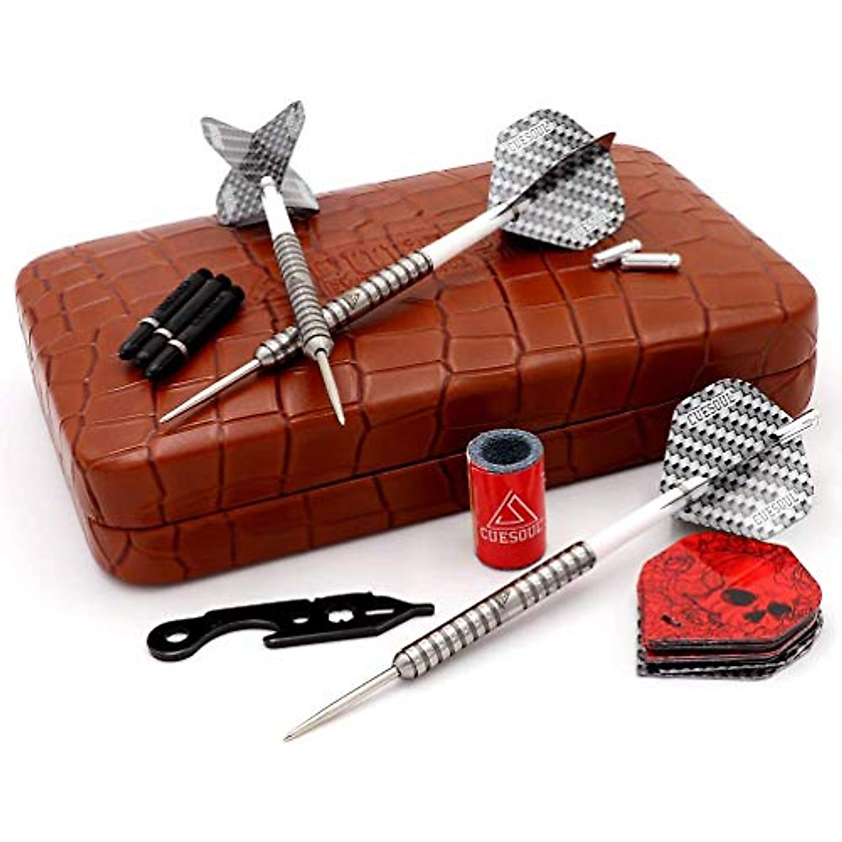 CUESOUL Swift Series 22g Super Slim Tungsten Steel Tip Darts Set