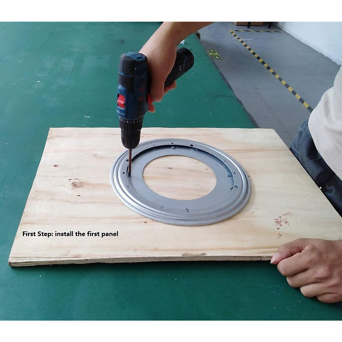 Dailydanny Lazy Susan Round Turntable Bearing - 5/16 Thick, Heavy Duty Ball Bearing Hardware Mechanism 2 Pack (8 inch（700lb Capacity）)