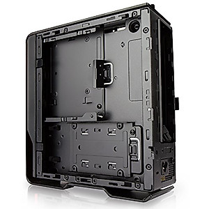 InWin Chopin SECC Mini-ITX Tower Case 150W Power Supply with 4 colors stickers inside, Black Aluminum