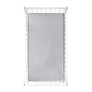 Lush Decor Baby Seaside Micro Mink 2 Pack Fitted Crib Sheet, Blue