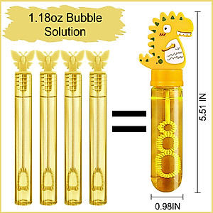 48 Pcs Butterfly party favors Butterfly , 6 Colors Mini bubble wands Neon Bubble Butterfly Theme Toys for Kids Boy Girl