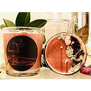 Crystals and Herb Soy Candles|Aromatherapy Candles|Reiki Crystals|Energy Candles|Strong Masculine Scent|Candle Gift Set For Him|Scented Soy