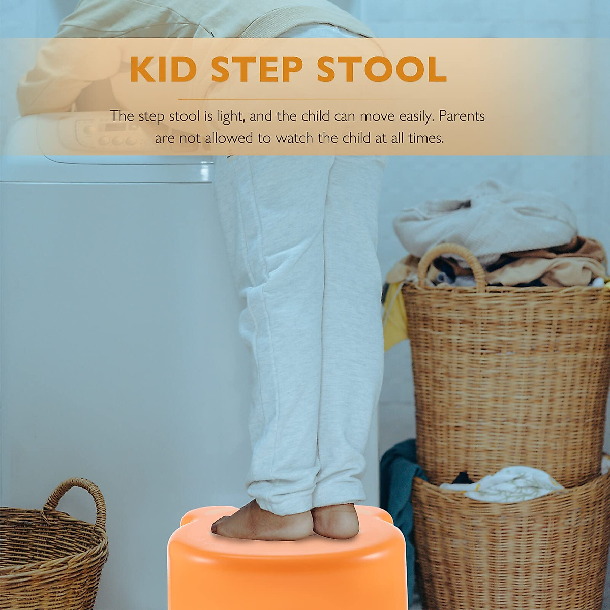 Ipetboom Step Stool, 1 Pc Bathroom Stool Toilet Step Stool Anti-Skid Step Stool Potty Training Aid