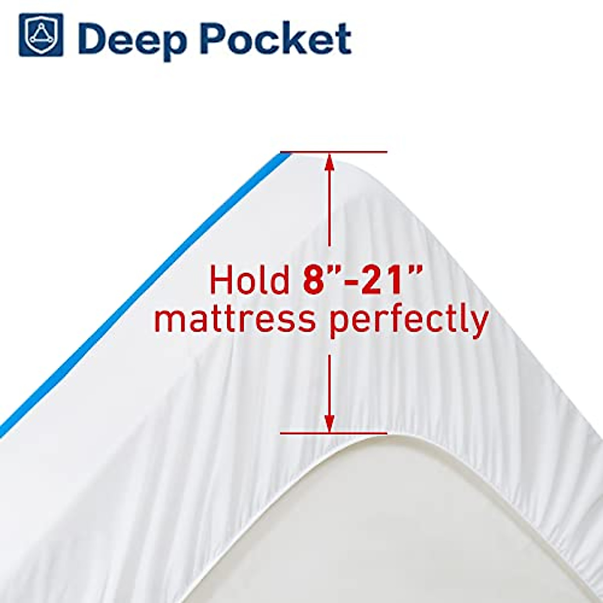 CYMULA Mattress Topper Queen: 3D Pillow Top Mattress Topper Queen Size Bed Soft Mattress Topper 8-21 inch Deep (60 * 80 inch)