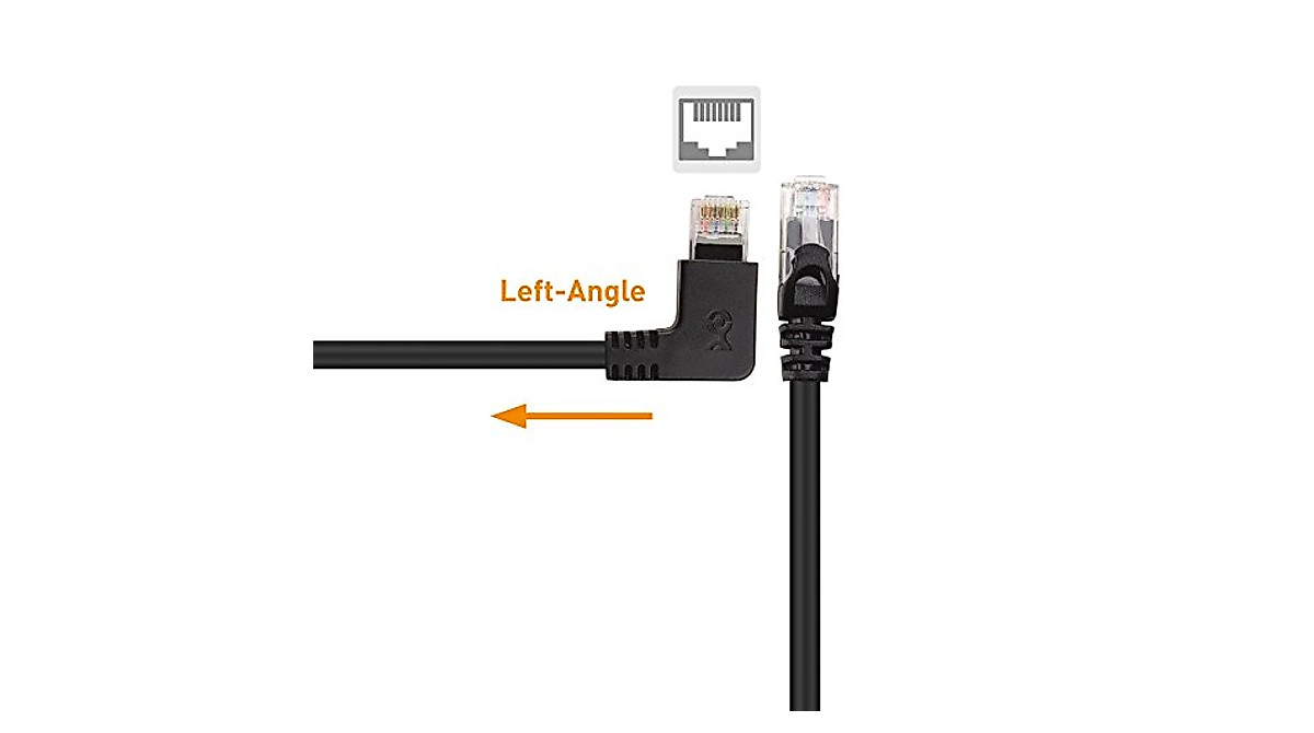 Cable Matters 10Gbps Right Angle Cat 6 Ethernet Cables