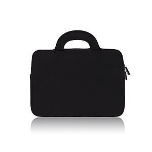 amCase Chromebook Case-11.6 to 12 inch Neoprene Travel Sleeve with Handle-Black