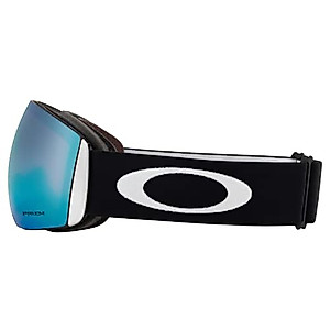 Oakley Flight Deck L Goggle, Matte Black Strap/Prizm Snow Sapphire Iridium Lens, Large