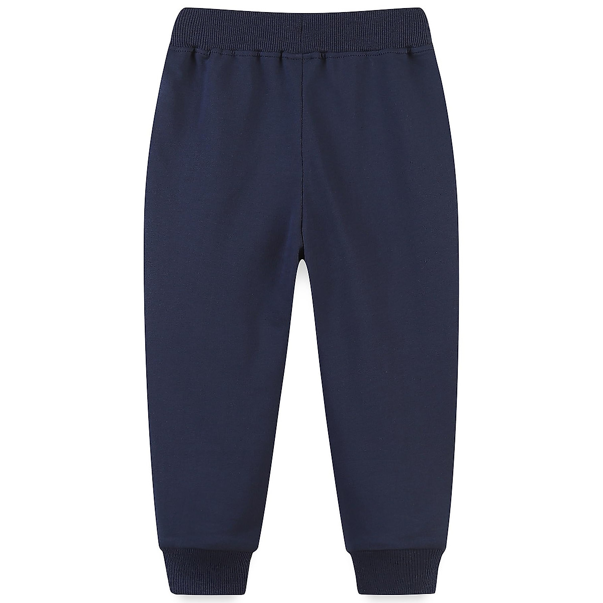 Bumeex Kids Little Toddler Boys Clothes Sweatpant Pants Cotton Jogger Sweat Pant Outfits Clothing Navy Dinosaur and Excavator 3t