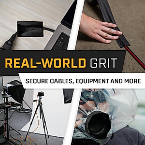 Lockport Black Gaffers Tape 3 Pack – 90 Feet x 2 Inches – Waterproof, No Residue, Non-Reflective, Easy Tear, Matte Gaffer Stage Tape – Gaff Cloth Tape for Photography, Filming Backdrop, Production