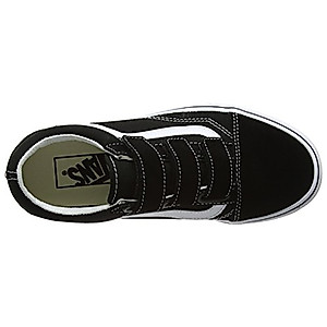 Vans Men's Low-Top Trainers, Black Black True White Suede Canvas, 44.5